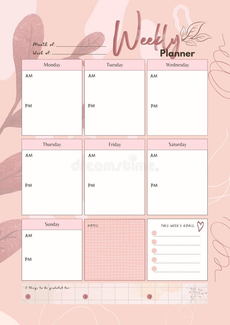 Aesthetic Planner Stock Illustrations – 4,709 Aesthetic Planner Stock ...