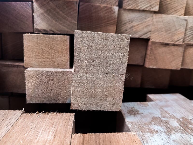 Aesthetic Random Rectangular Wooden Pile for Background Stock Photo ...