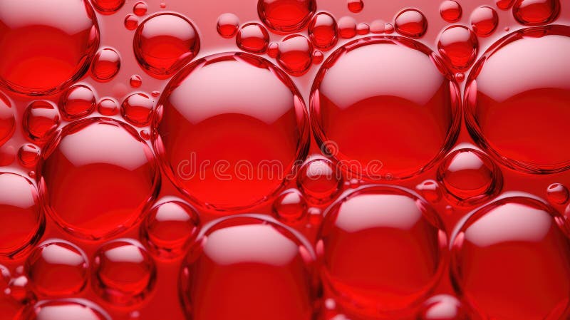 Aesthetic Red Bubble Background Stock Illustration - Illustration of circles, vibrant: 361294966