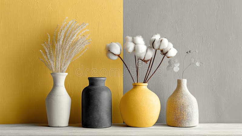 Aesthetic Tone Contrast Minimalist Styled Home Decor Elements in Split ...