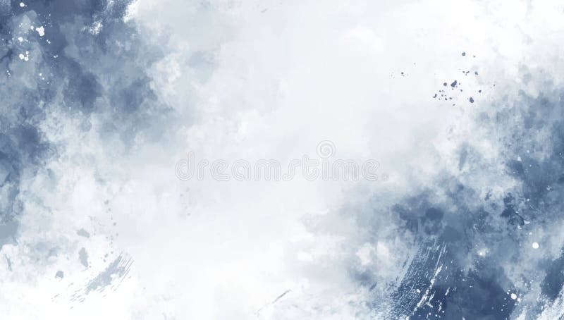 The Aesthetic View of Abstract Blue Watercolor Art is a Key Element in ...