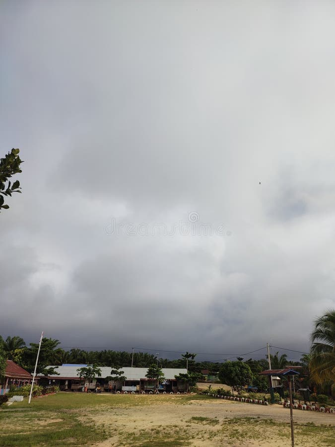 Aesthetic Views in the Morning and Cool Atmosphere Stock Photo - Image ...