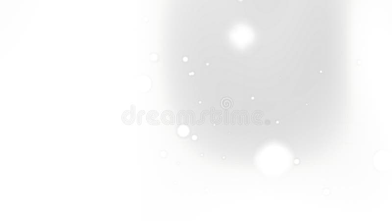 White Gradient Background Features Numerous Bright Glowing Translucent ...