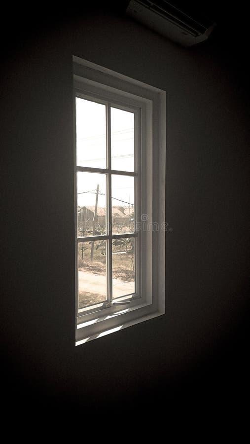 Aesthetic Window in the Office Stock Image - Image of window, retro ...