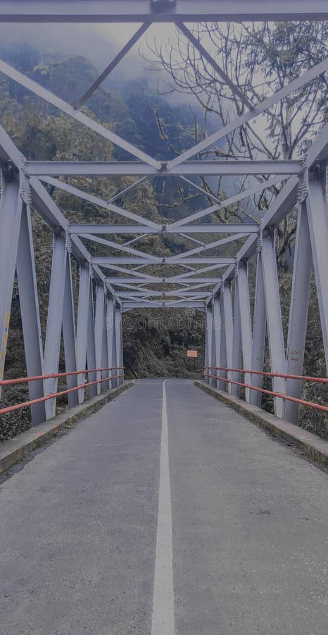 Aesthetically Beautiful Iron Pillar Bridge Stock Photo - Image of ...