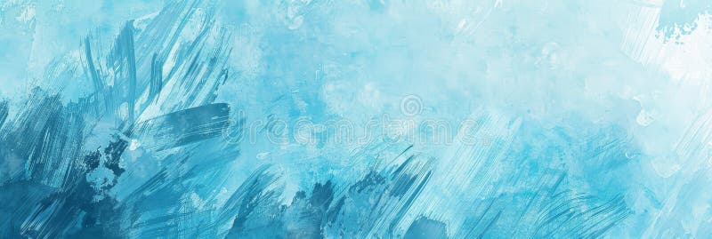 An Aesthetically Pleasing Blue Background Featuring an Icy Crystal ...