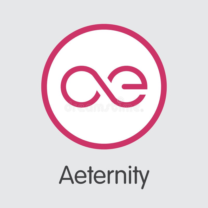 Aeternity AE - Cryptographic Currency Graphic Symbol. Digital Coin Icon ...