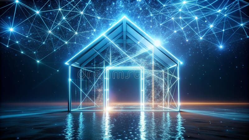 Aetherial Abode: a Cybernetic Dream Home Suspended in the Digital Void ...