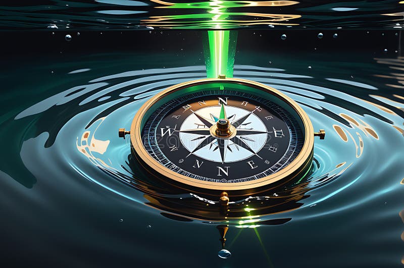Compass Levitates Stock Illustrations – 7 Compass Levitates Stock ...