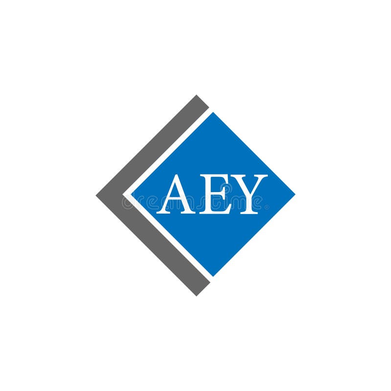 AEY Letter Logo Design on Black Background. AEY Creative Initials ...