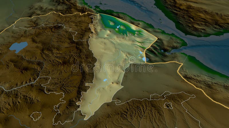 Afar, Ethiopia. Described Location Diagram Stock Illustration ...