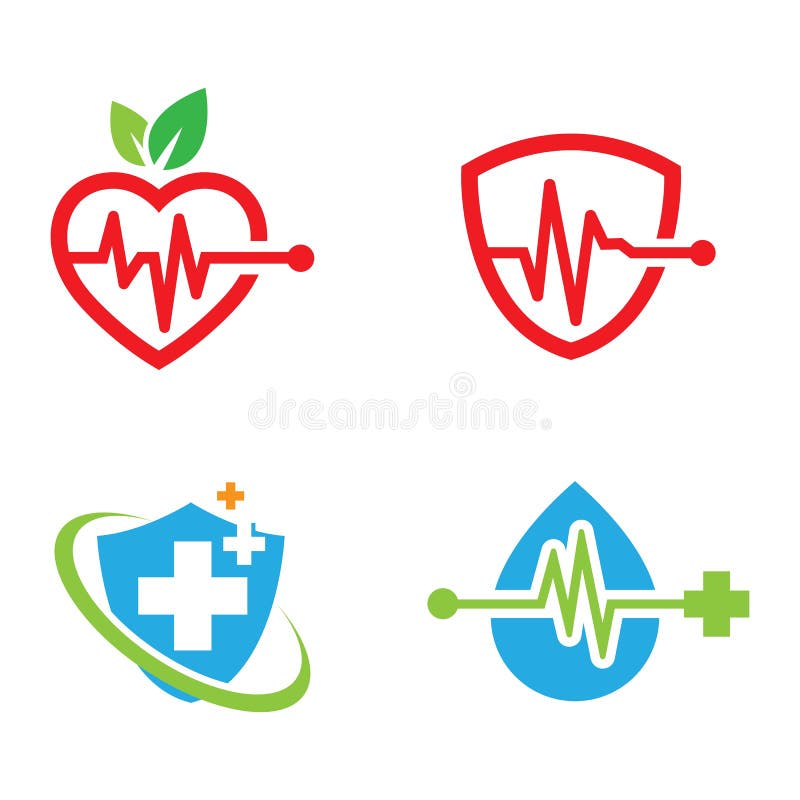 Afbeeldingen Uit Het Medische Zorglogo Vector Illustratie ...