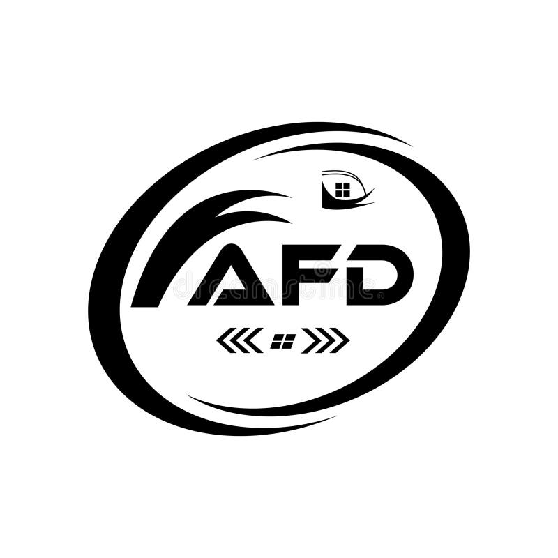 AFD Letter Logo Design. AFD Simple and Modern Monogram Logo Stock ...