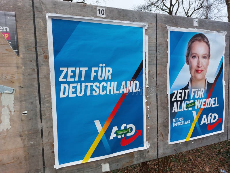 Afd Posters German Election 2025 Stock Photos - Free & Royalty-Free ...