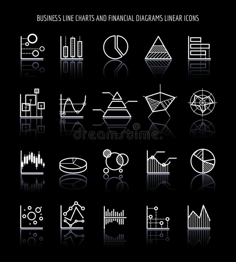 Linje Diagram För Infographic Översikten Diagrams ...