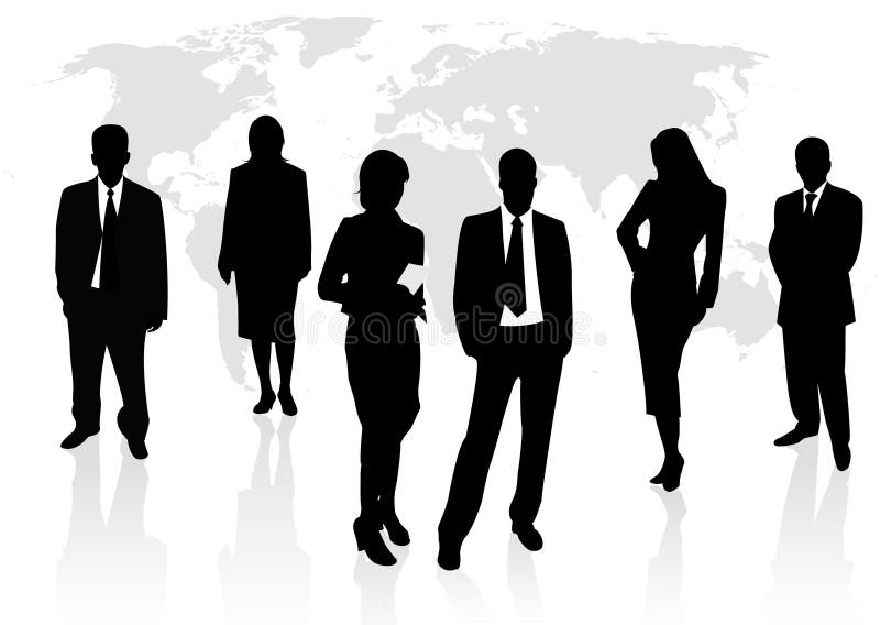 Illustration D'hommes Et De Femmes D'affaires Illustration de Vecteur ...