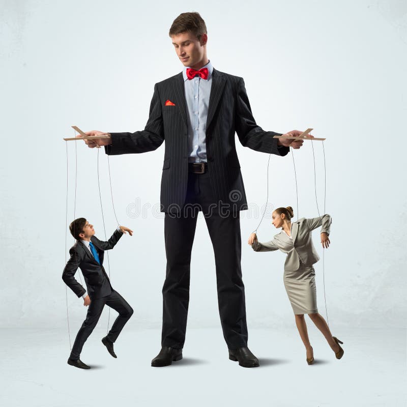 Affare Del Burattino E Del Burattinaio Fotografia Stock - Immagine di ...