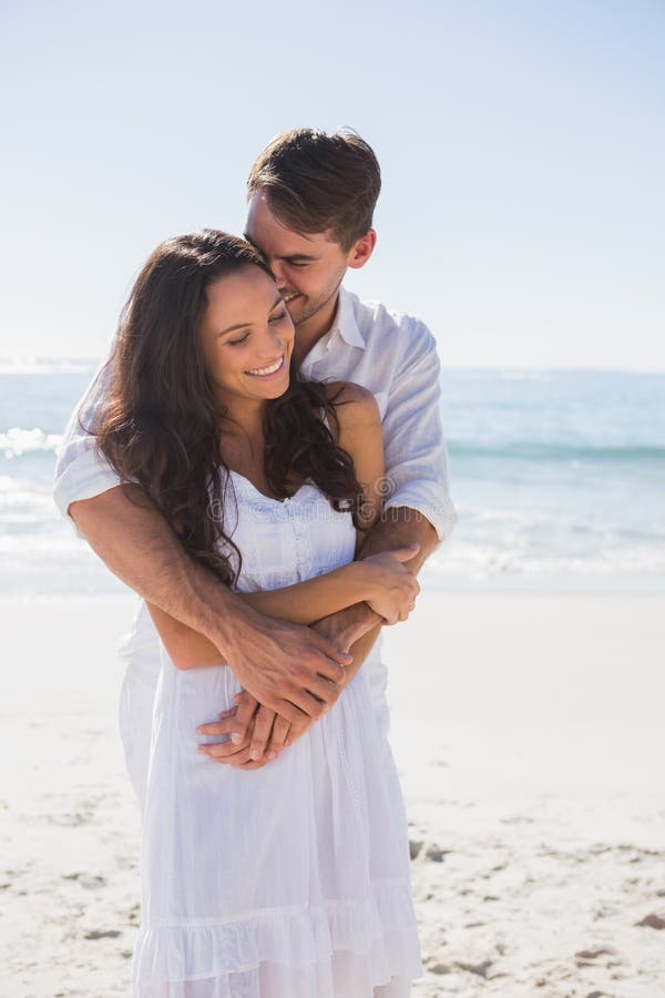 Affectionate Couple Cuddling Stock Photo - Image of boyfriend, brown ...