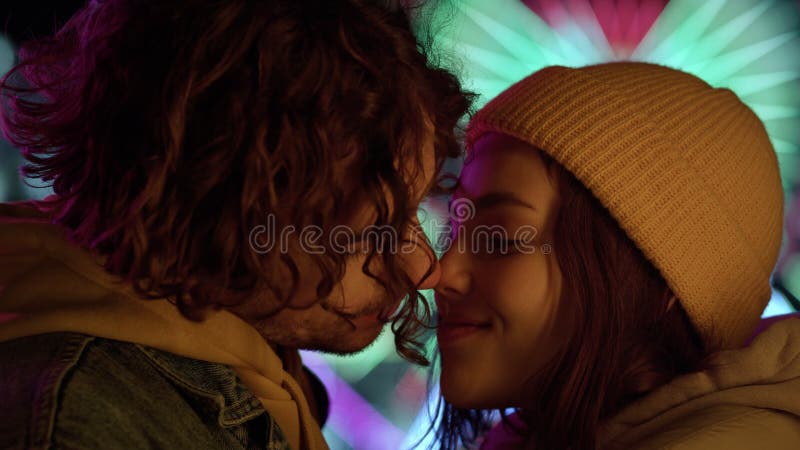 Couple Rubbing Noses Stock Image Image Of Male People 33905595
