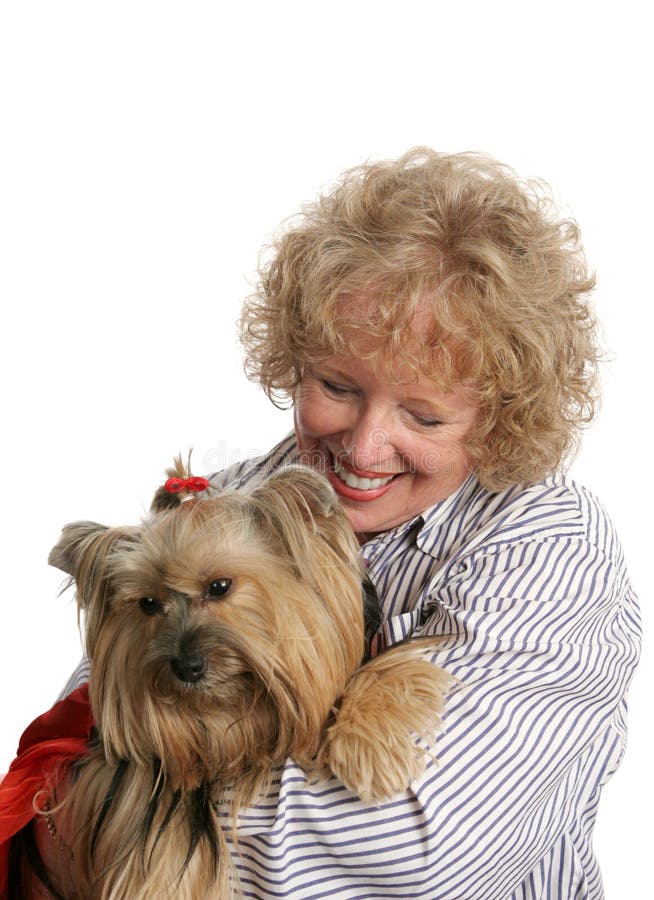 Affectionate Pet Owner stock image. Image of grooming, owner - 919357