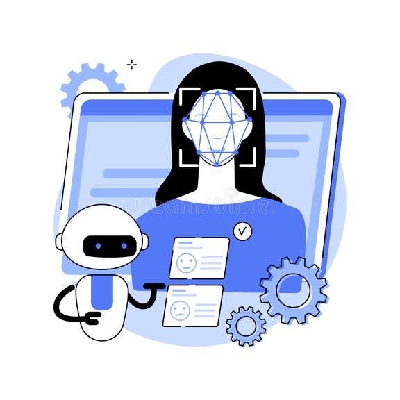 Affective Computing Abstract Concept Vector Illustration. Stock Vector ...