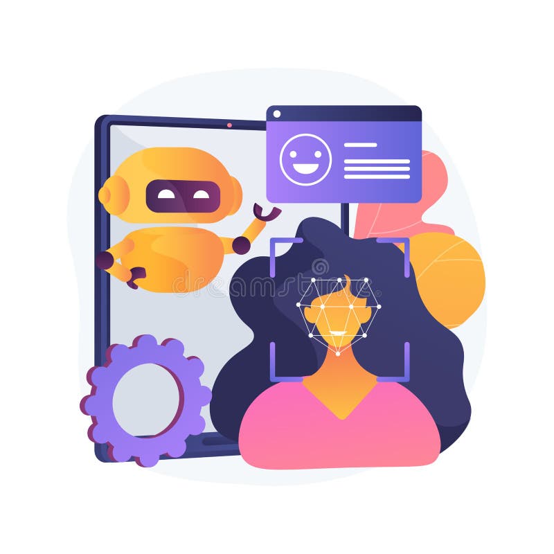 Affective Computing Abstract Concept Vector Illustration Stock Vector ...