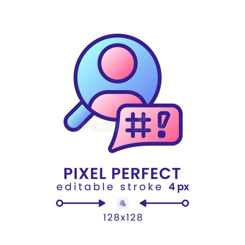 Affective Computing Gradient Fill Desktop Icon Stock Vector - Illustration of facial ...