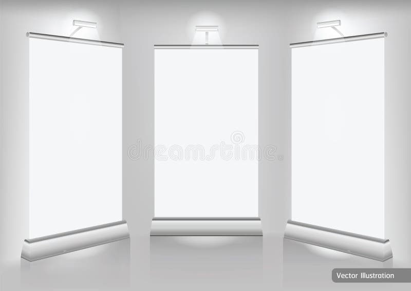 Affichage Commercial De Support D'exposition. Illustration de Vecteur ...