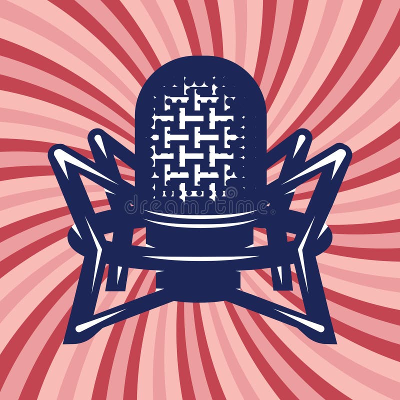 Affiche Avec Le Microphone Et Le Fond Professionnels De Studio ...