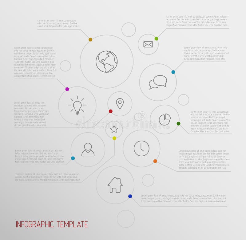 Calibre De Rapport D'Infographic Illustration De Vecteur Illustration ...