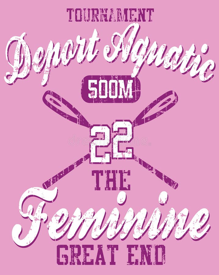 Affiche De Tournoi D'aviron Illustration de Vecteur - Illustration du ...