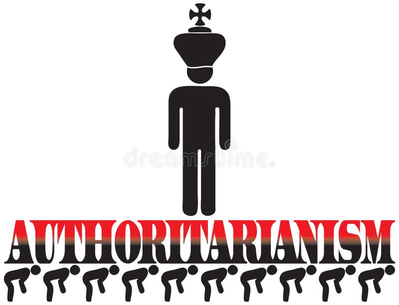 Affiche Pour L'autoritarisme Illustration de Vecteur - Illustration du ...