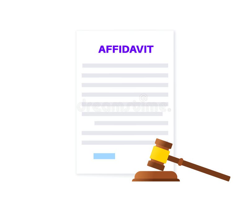 Affidavit Form Stock Illustrations – 72 Affidavit Form Stock ...
