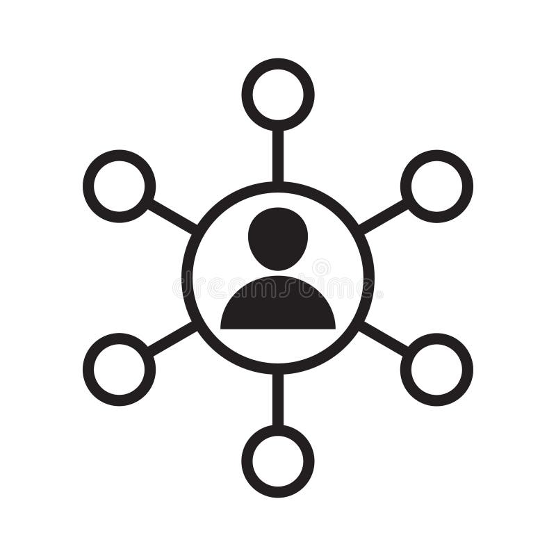 Affiliate Icon Vector in Black. Solid Flat Icon. Stock Vector ...