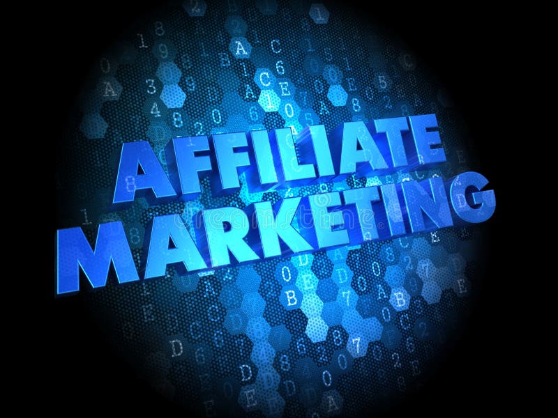 Affiliate Program on Digital Background. Stock Photo - Image of ...
