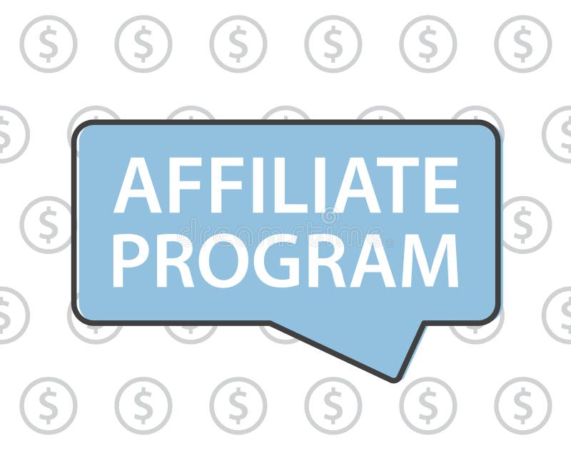 Affiliate program concept stock vector. Illustration of communication ...