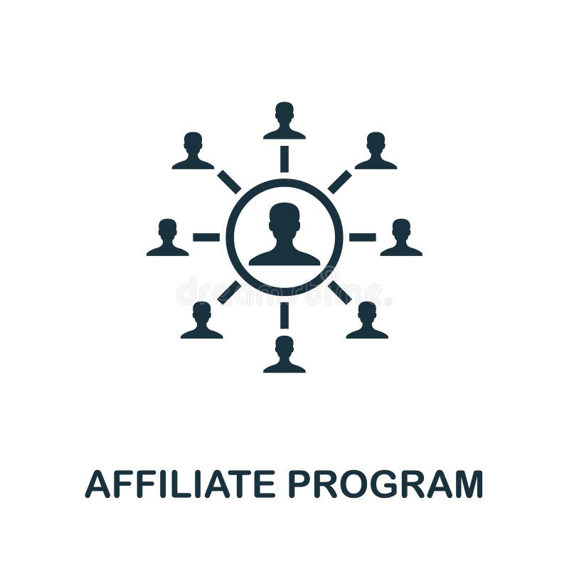 Affiliate Program Icon. Simple Element from Affiliate Marketing ...