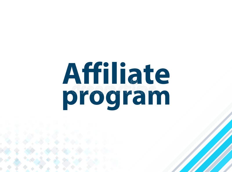 Blue Affiliate Marketing Services Keypad On Keyboard. 3D Illustration ...