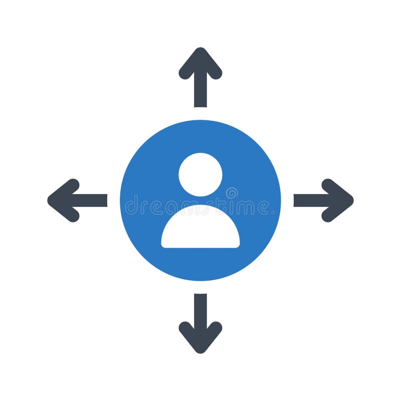 Affiliated Glyph Color Vector Icon Stock Vector - Illustration of ...