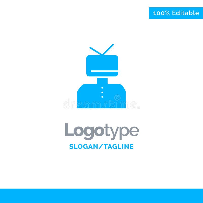 Affirmation, Affirmations, Esteem, Happy, Person Blue Solid Logo ...