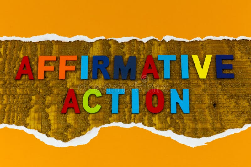 Affirmative Action Business Teamwork Employment Discrimination Stock ...