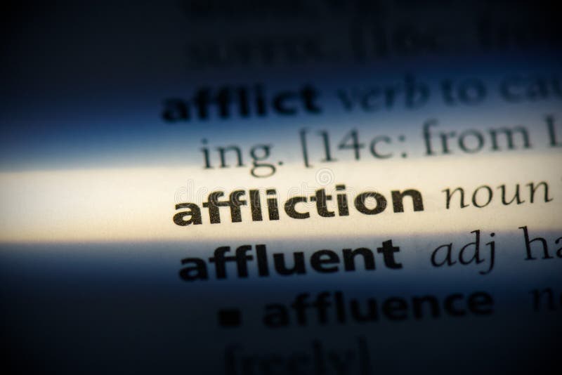 Affliction stock image. Image of meaning, macro, affliction - 161577255