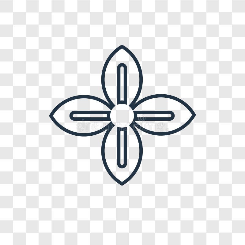 Affluence Concept Vector Linear Icon Isolated on Transparent Background ...