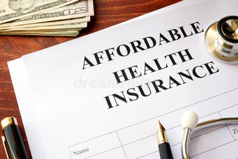 Affordable Health Insurance. Stock Image - Image of finance, care: 91270389