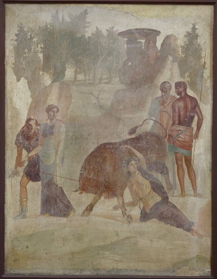 Affresco di pompei pompei immagine stock. Immagine di storico - 187173239