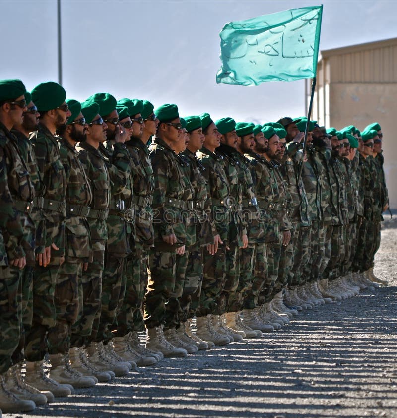 Afghan National Army Boot Camp Graduation Editorial Stock Image - Image ...