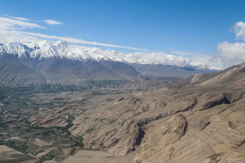 Afghanistan from the air stock image. Image of valleys - 153278927