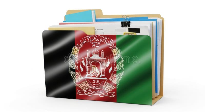 Afghanistan Flag Paperwork Stock Illustrations – 6 Afghanistan Flag ...