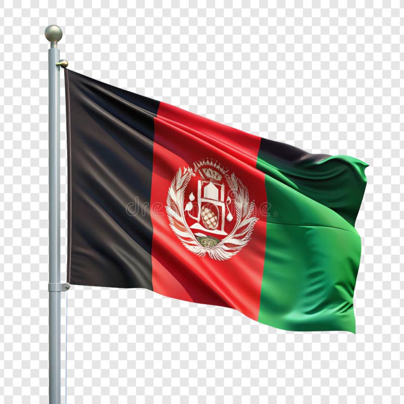 Afghanistan Flag Transparent Background Stock Illustration ...