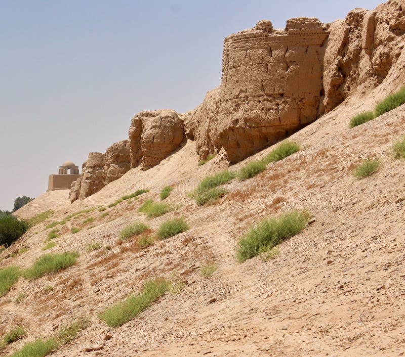 Afghanistan. Fortress in the City of Balkh Stock Photo - Image of balkh ...